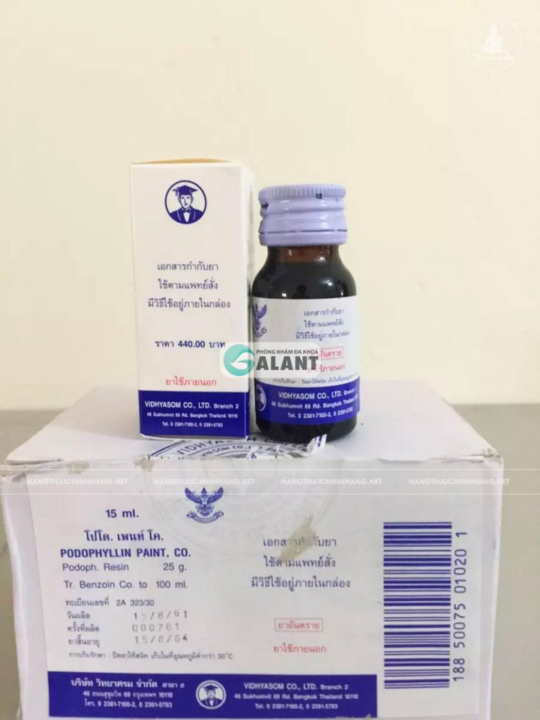 Thuốc Chữa Sùi Mào Gà Của Thái Lan Podophyllin 25 Có Thực Sự Hiệu Quả?