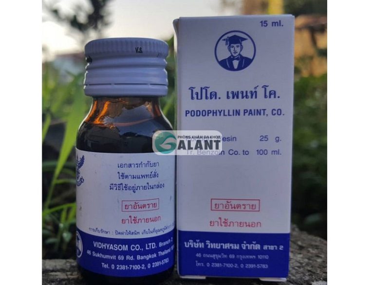 Thuốc Podophyllin 25 Trị Sùi Mào Gà: Thành Phần, Liều Lượng, Công Dụng