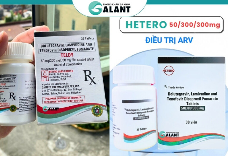 ARV TELDY 50/300/300 - 30 Viên - Điều Trị HIV - Galant